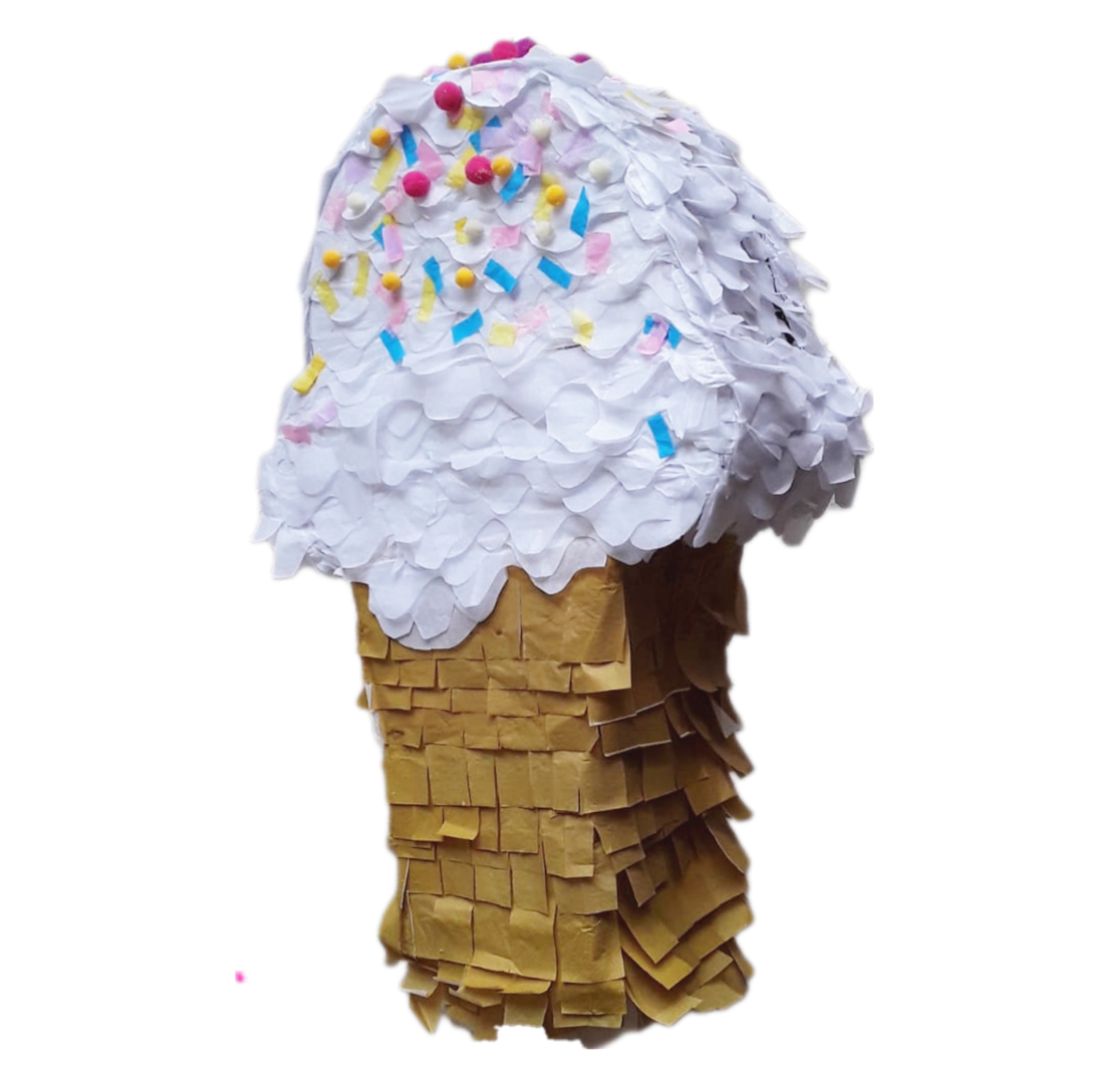 Ice Cream Pinata with stick - propnpinata.co.za