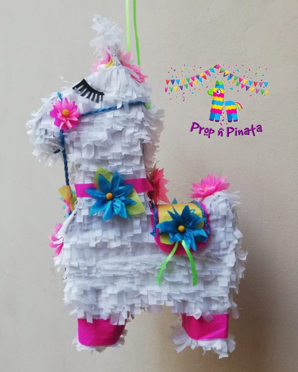 Llama Piñata with stick - propnpinata.co.za