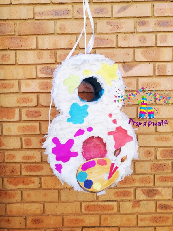 Paint Palette Number Piñata & Stick - propnpinata.co.za