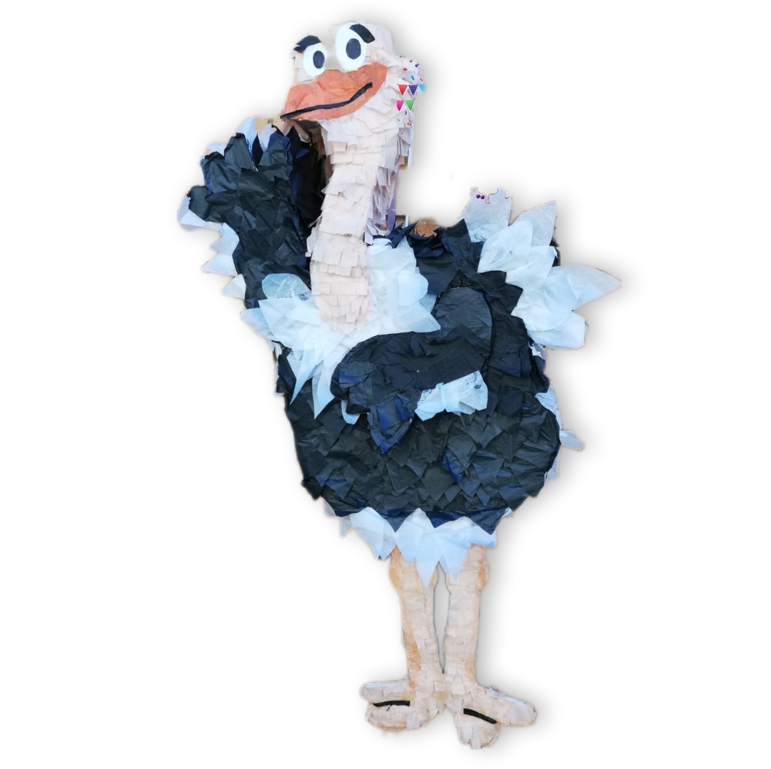 Ostrich Piñata & Stick - propnpinata.co.za
