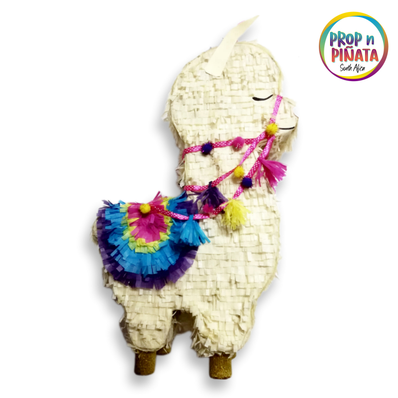 Llama Pinata (Cream) - propnpinata.co.za - Custom-made Pinatas For Sale In South Africa