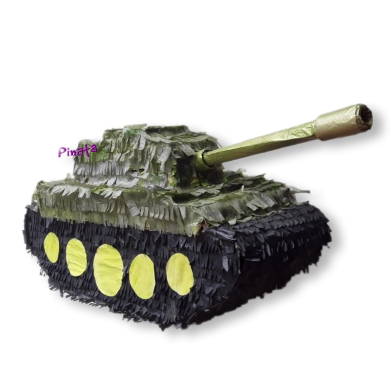 3D Army Tank pinata & Stick - propnpinata.co.za