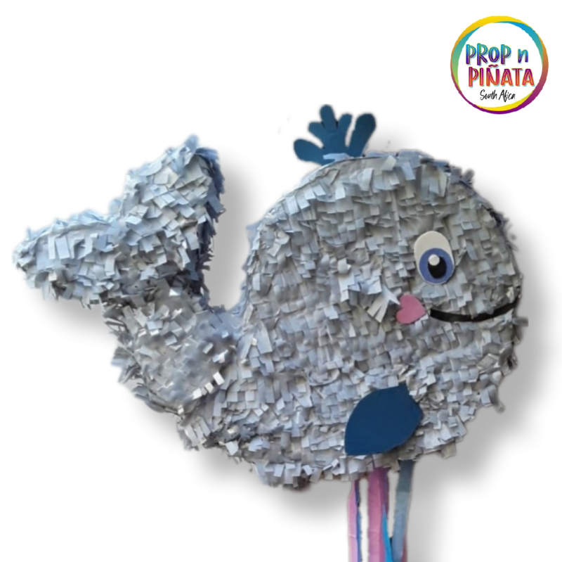 Whale Pinata with stick - propnpinata.co.za - Custom-made Pinatas For ...
