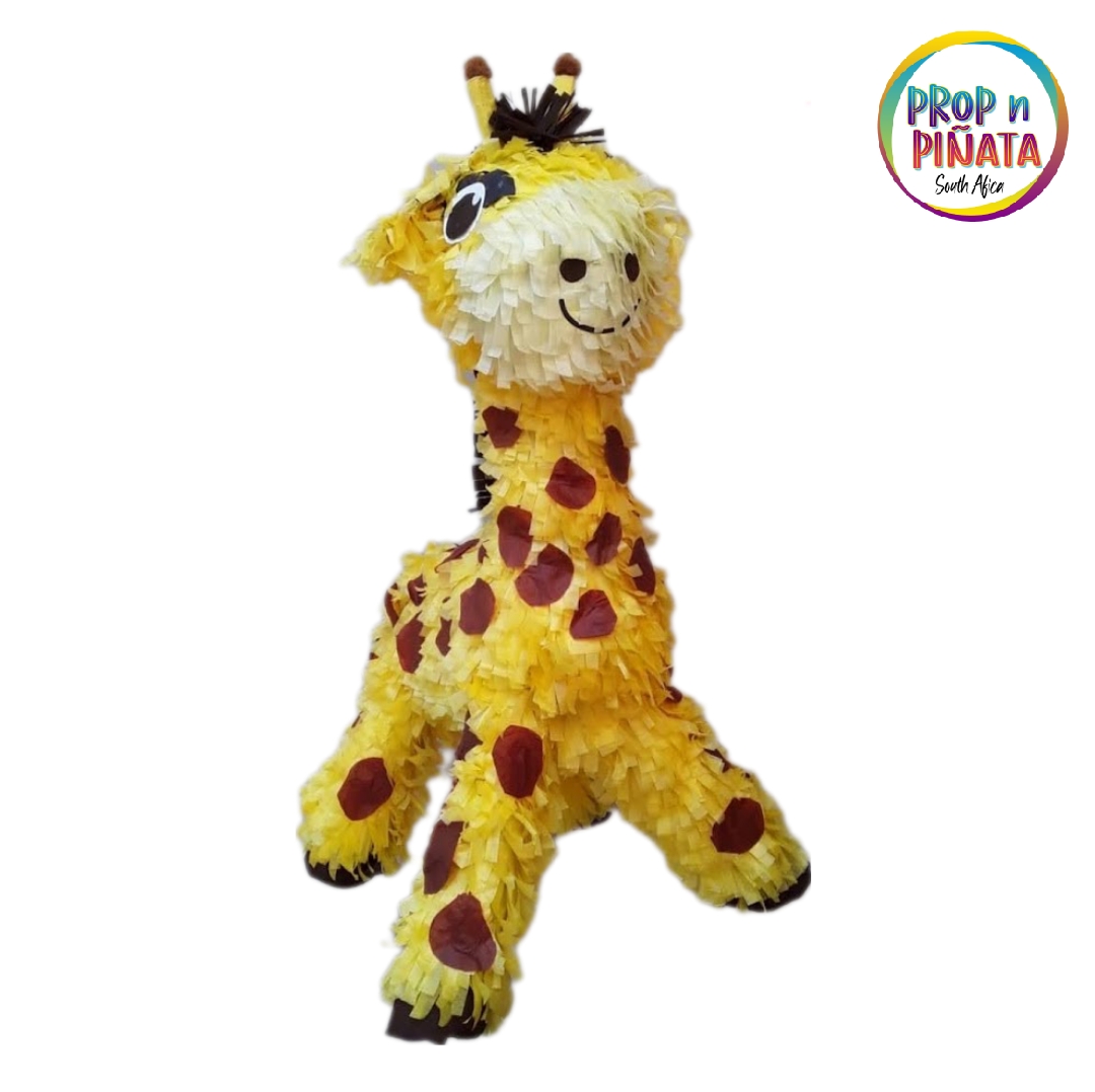 3D Giraffe Pinata & Stick - South Africa
