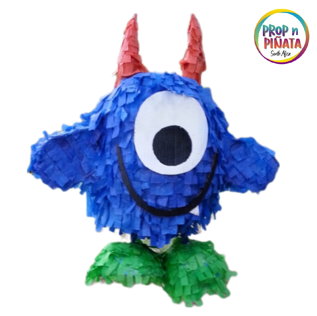 3D Monster Birthday Party Pinata & Stick - South Africa