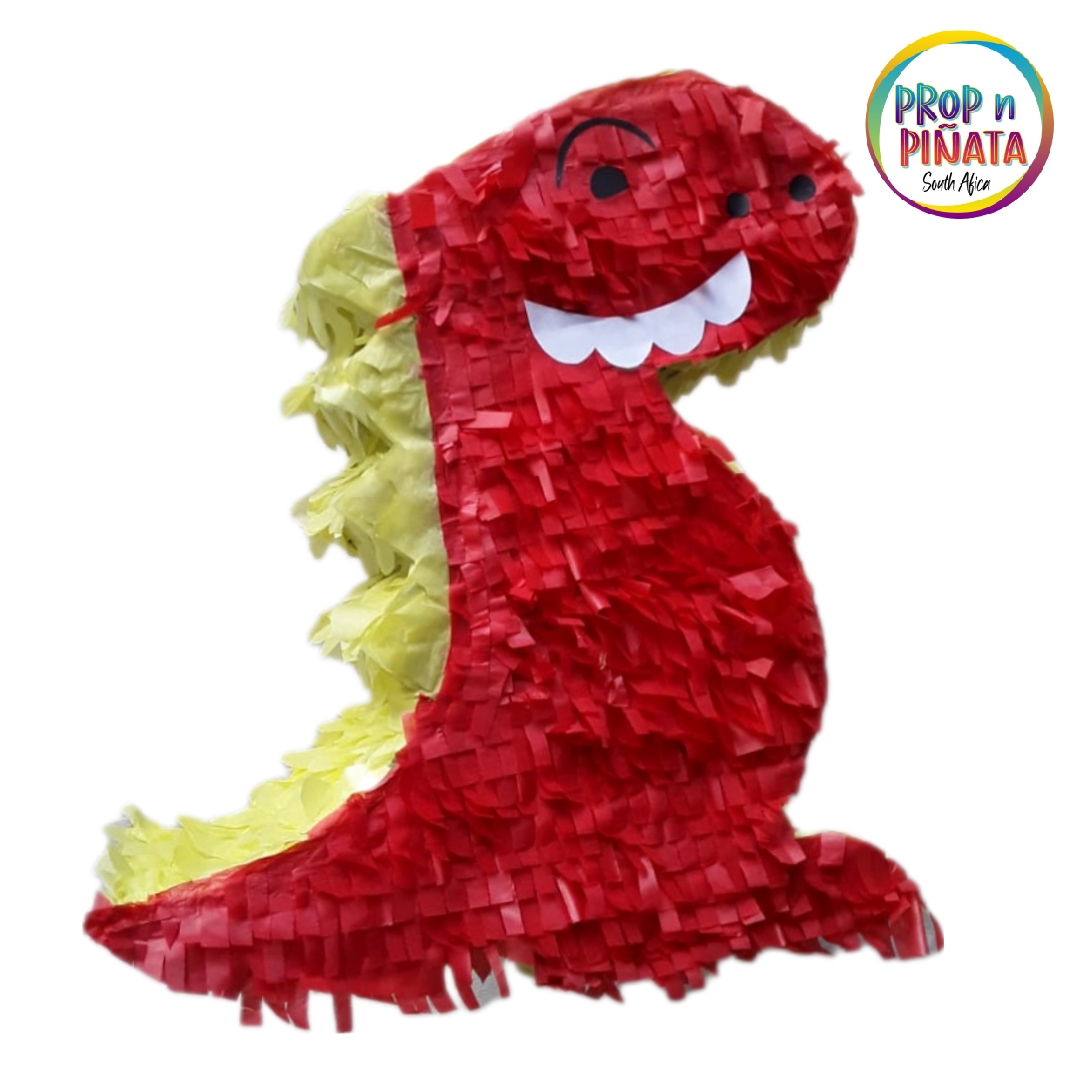 Dinosaur Birthday Party Piñata & Stick - Choose Colour - propnpinata.co.za