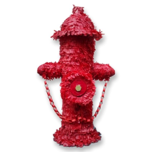 3D Fire Hydrant Birthday Party Pinata & Stick