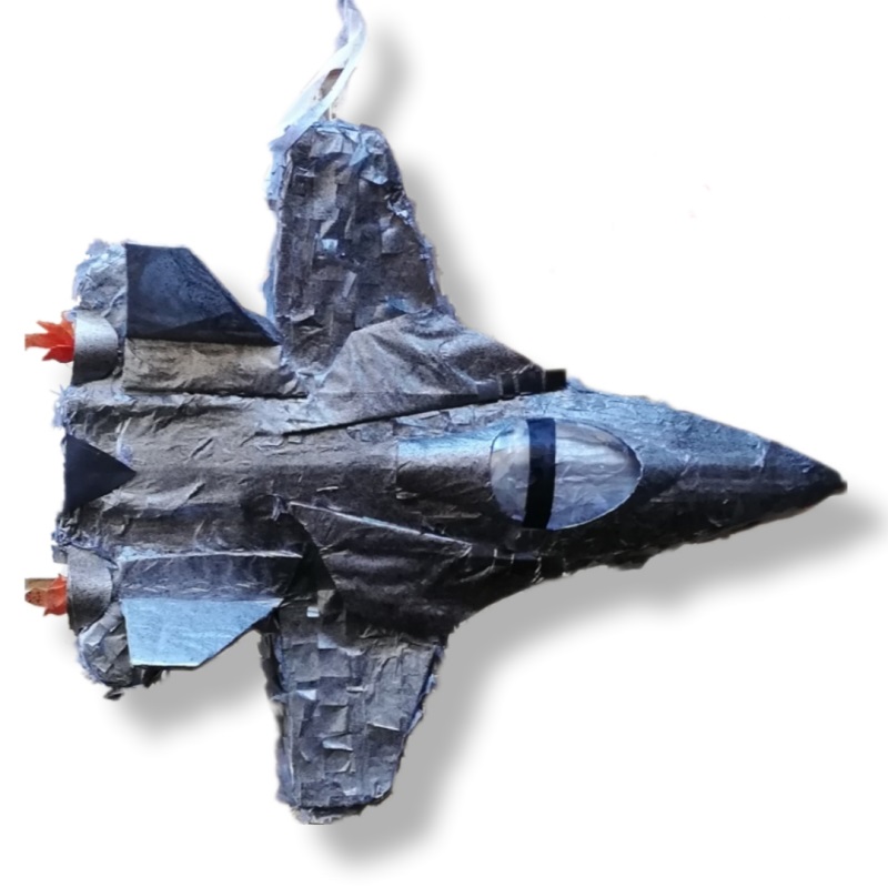 3D Jet Birthday Party Pinata & Stick - propnpinata.co.za