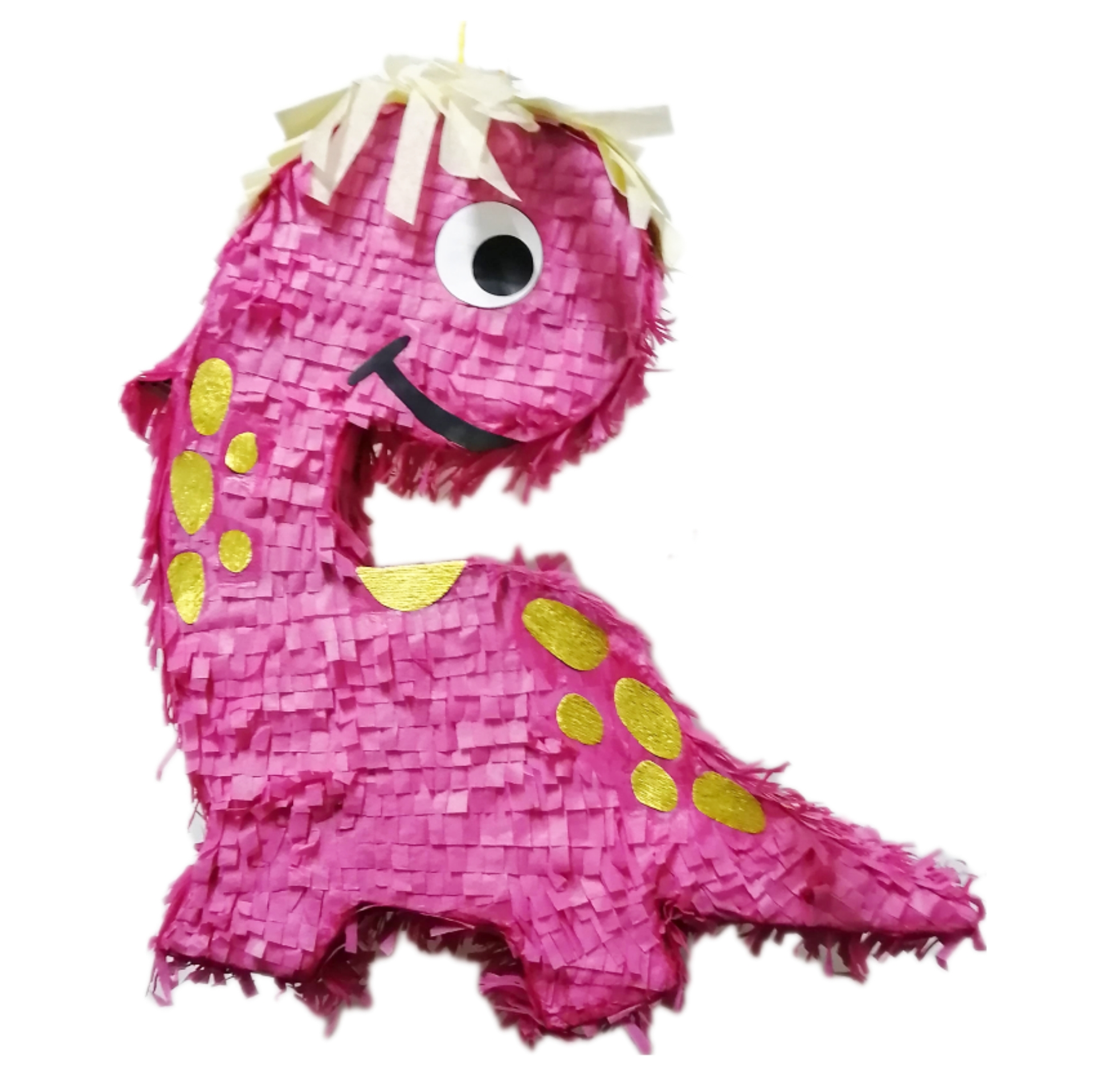 Pink Cute Dinosaur Pinata & Stick