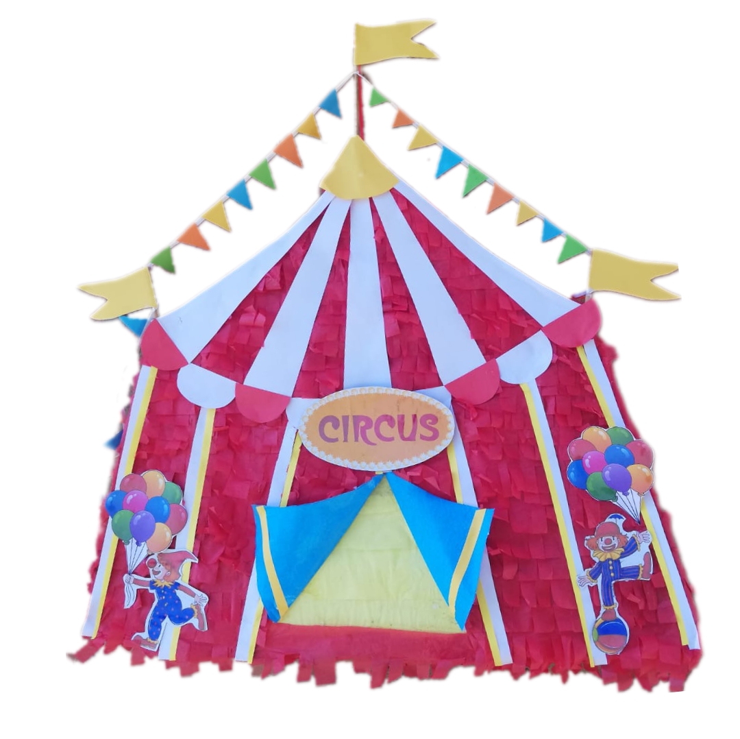 Circus Tent Pinata with Stick - propnpinata.co.za
